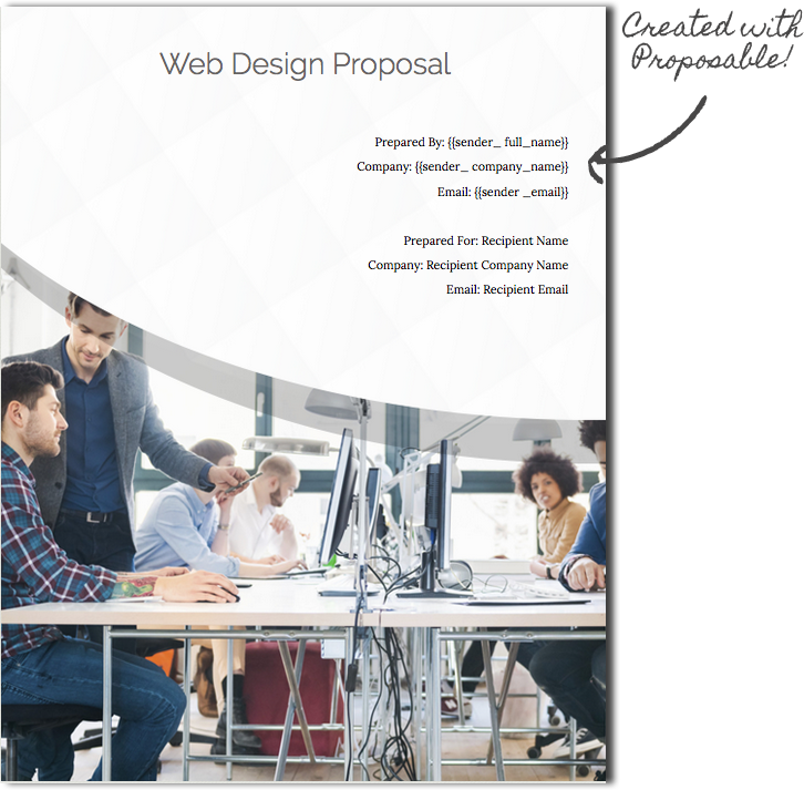 How To Write A Web Design Proposal Template Proposable