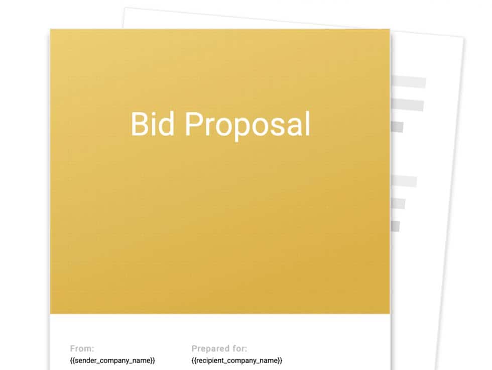 Find your Proposal Template | Proposable