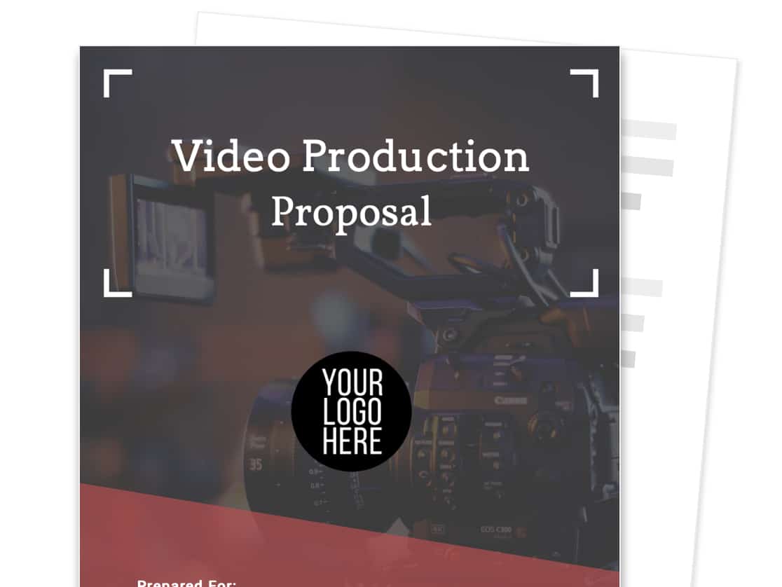One Page Proposal Template
