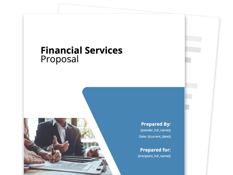 Financial Services Proposal Template - [Free and Fillable] | Proposable