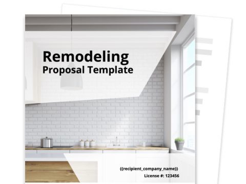 Remodeling Proposal Template - [Free and Fillable]| Proposable